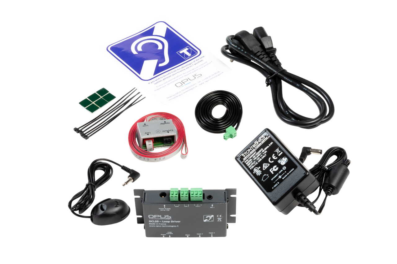 Opus Technologies DCL20-K Induction Loop Amplifier Kit | Just Loops